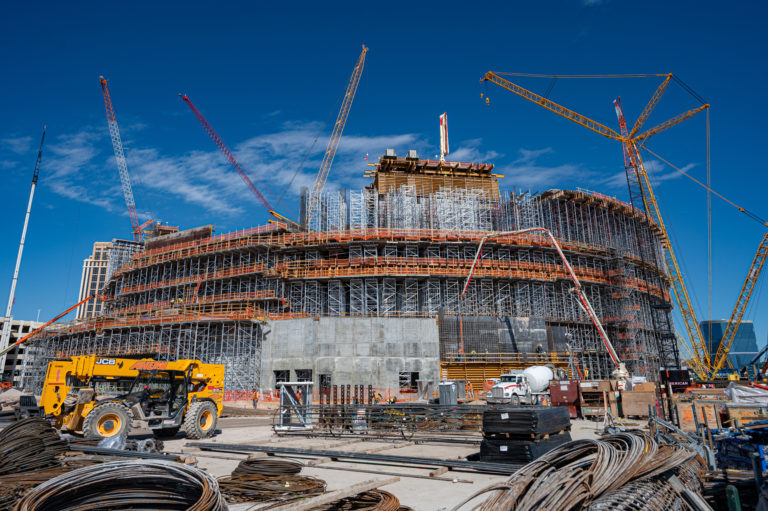 MSG Sphere at The Venetian Reaches Latest Construction Milestone ...